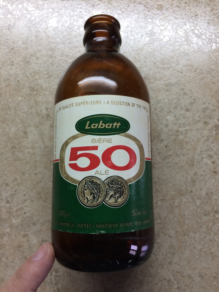 Beer Bottle Stubby Style Brown 341 ml LABATT'S 50 LABATT Bière Ale | eBay