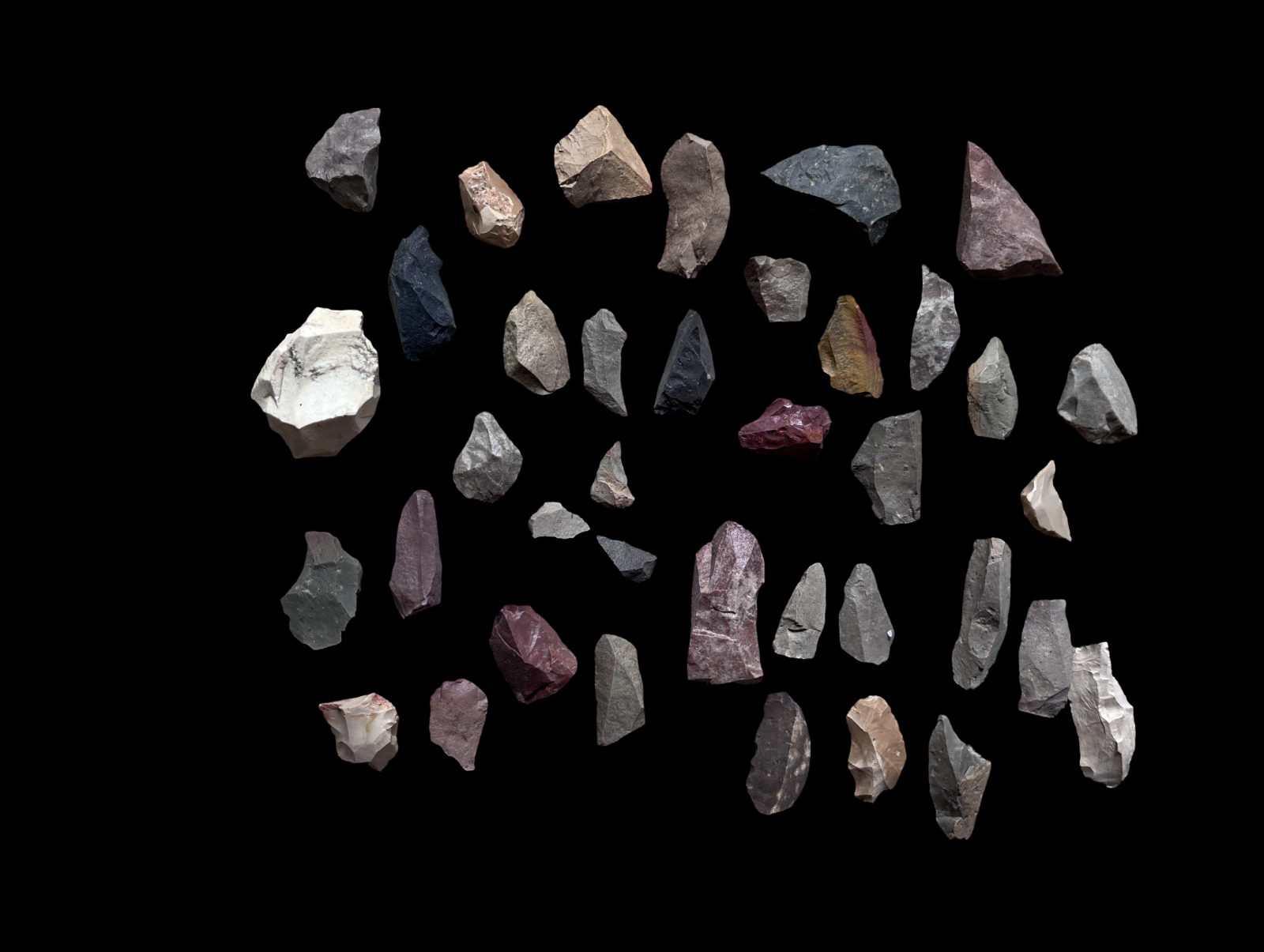 Group of 40 Aboriginal Stone Tools - Collected pre 1960's | eBay Australia
