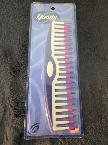 90s NOS Vtg Goody Wide Tooth Detangling Comb 1999 Color Dipped Dark ...