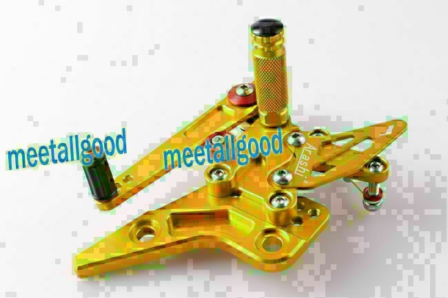 Gold Motorcycle Rearset Rear set Foot Pegs FOR Kawasaki Z800 2013 2014 ...