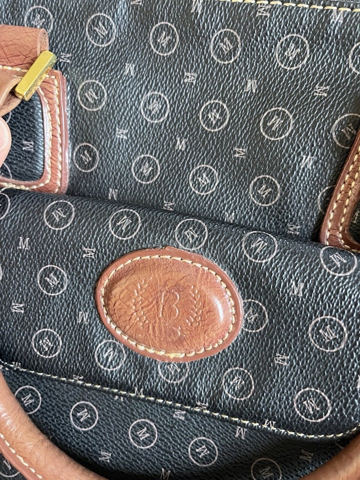 Black/brown Monogrammed Handbag | eBay UK