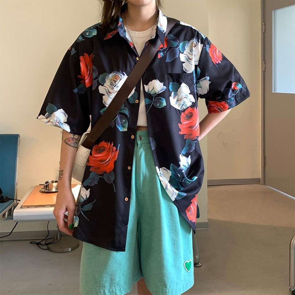 Fashion Couples Shirt All Seasons Brand New Condition Couples Style ...