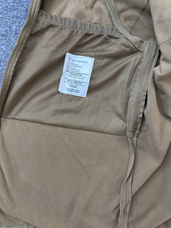 Liner Parka Navy Working Uniform Type II/III | eBay