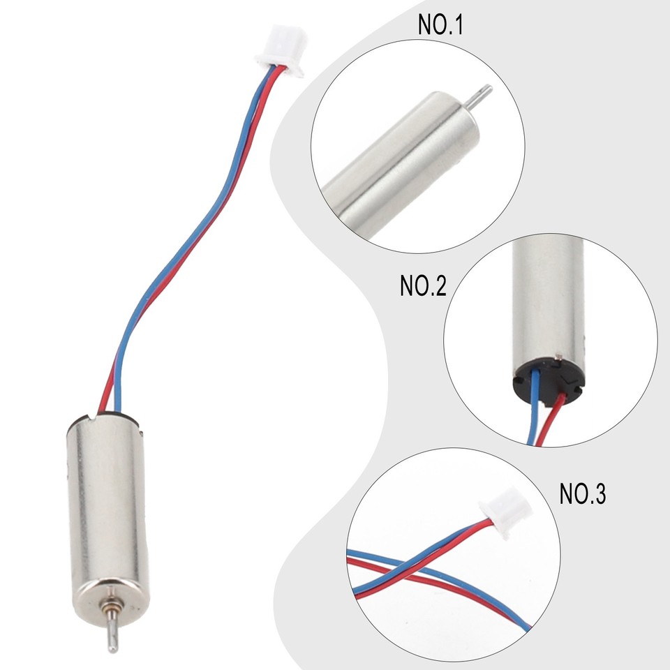 Mini 7mm*20mm Coreless Motor DC 12V 24000RPM Perfect for DIY Hobby Toy ...