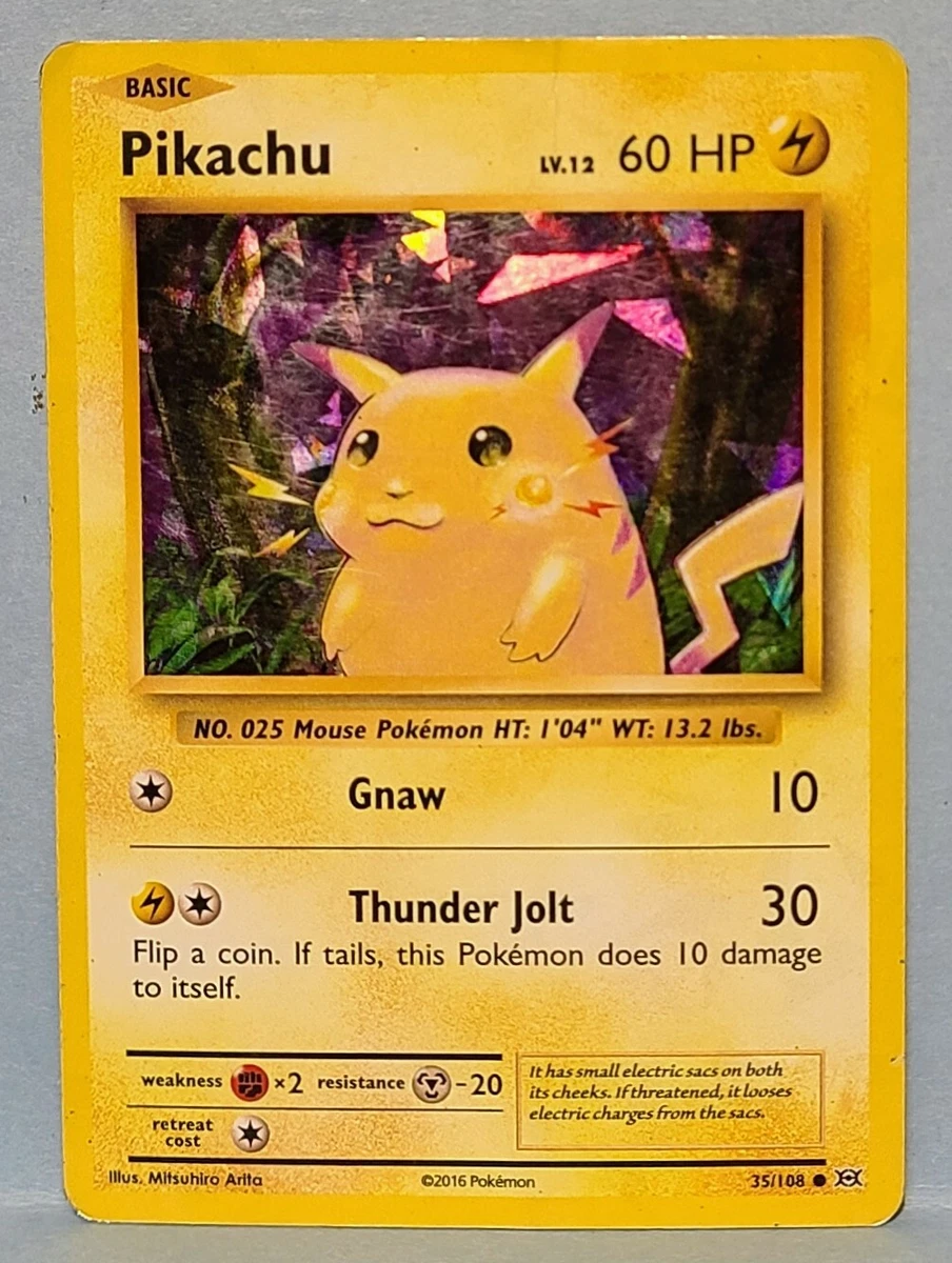 Pikachu Pokemon Card Xy