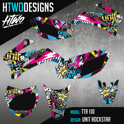 YAMAHA TTR110 GRAPHICS 2008 - 2018 STICKERS DECAL KIT TTR 110 GRAPHIC ...