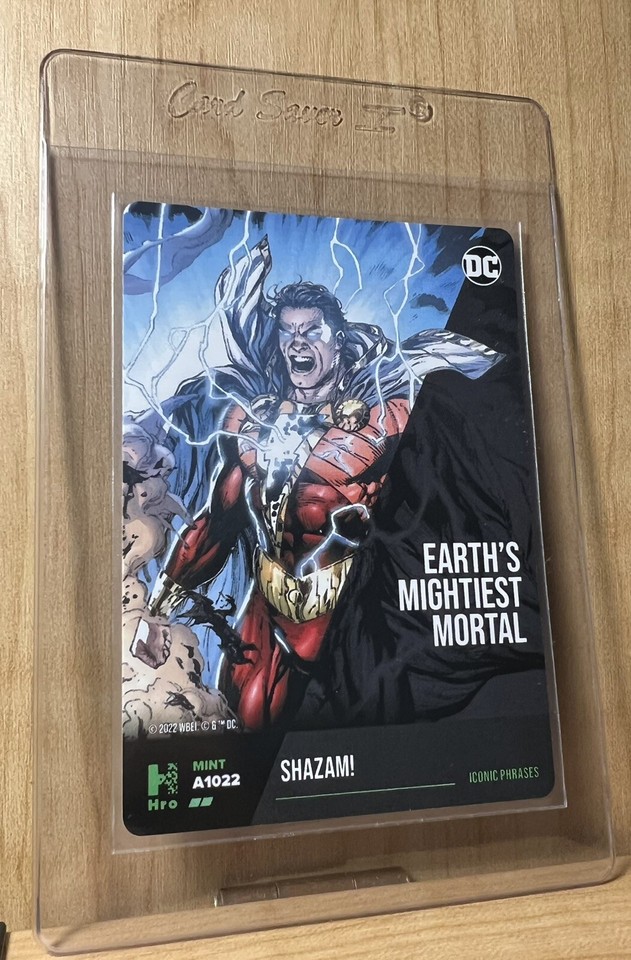 DC Ch. 1 A1022 Iconic Phrases ‘Shazam!’, Uncommon, NM, Physical Card ...