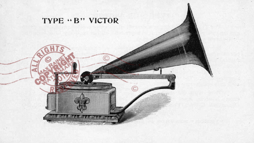 1901 Victor Disk Talking Machine : Illustrated CATALOGUE Phonographs ...