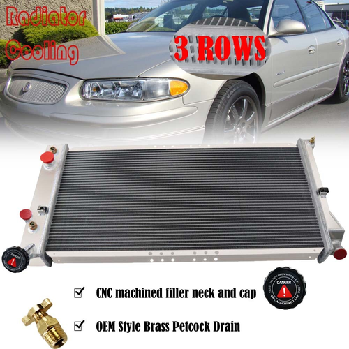 3ROW RADIATOR FIT 97-99 BUICK REGAL/97-00 CHEVY VENTURE/97-03 PONTIAC ...