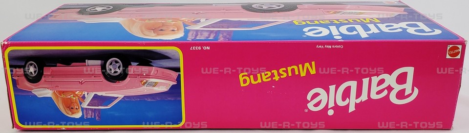 Barbie Pink Convertible Mustang 1993 ArcoToys Mattel #9337 NEW | eBay UK