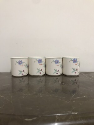 Oneida Ava Blue And Purple Flower Mug Set | eBay