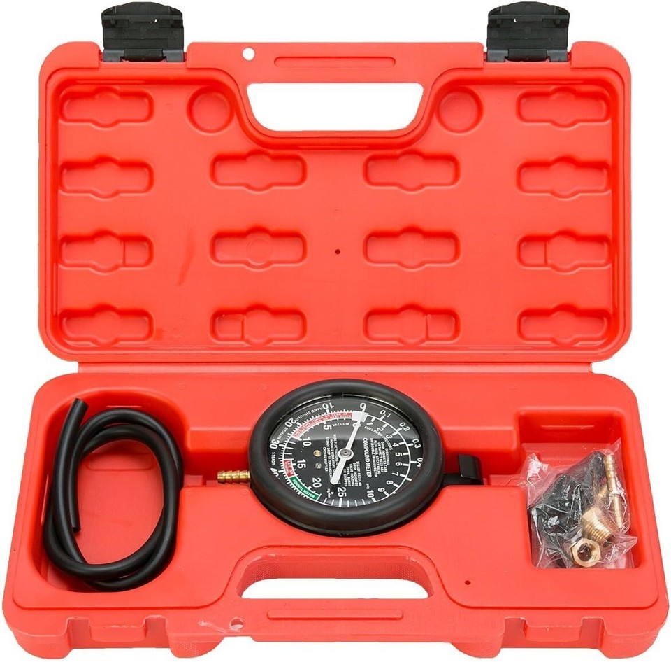 Universal Carburetor Intake Manifold Vacuum Fuel Pump Pressure Tester ...