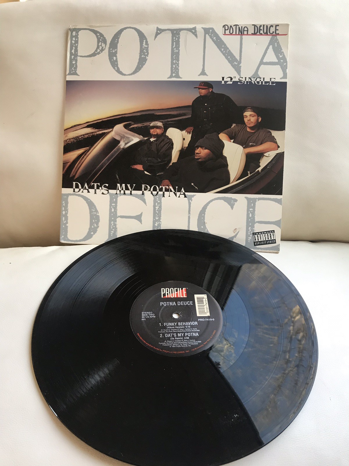 Potna Deuce - Dat's My Potna - 12" Vinyl single, Promo Version ...
