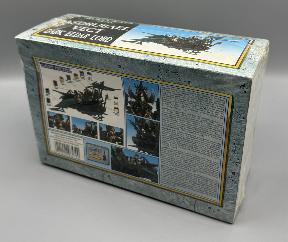 OOP Citadel / Warhammer 40k - Dark Eldar Lord Asdrubael Vect (1998 ...