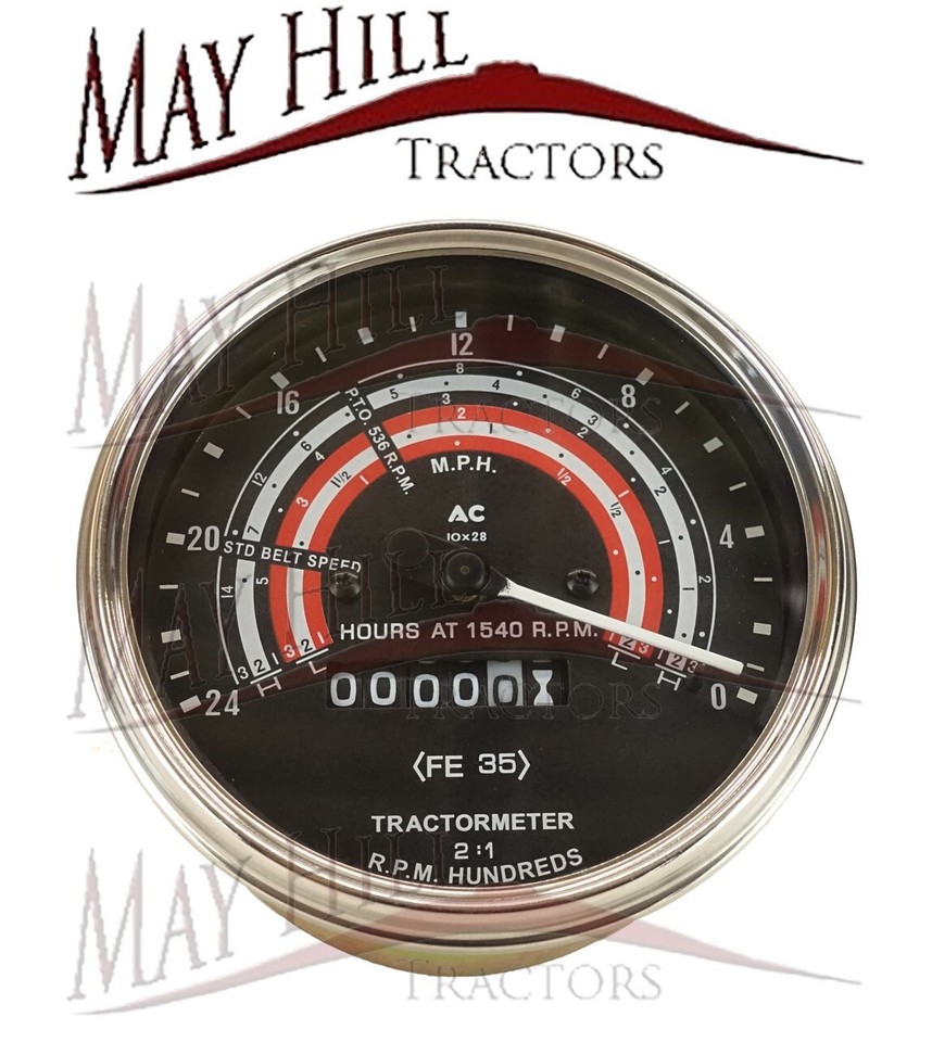 Tachometer Rev Counter Hour Meter for Massey Ferguson 35 (3 cylinder ...