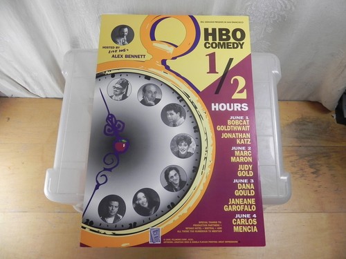 HBO Comedy 1/2 Hours Hosted by Alex Bennett 105 FM - Poster 1995 F-191 ...