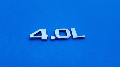 07 08 09 10 11 DODGE NITRO 4.0L REAR LID CHROME EMBLEM LOGO SYMBOL USED ...