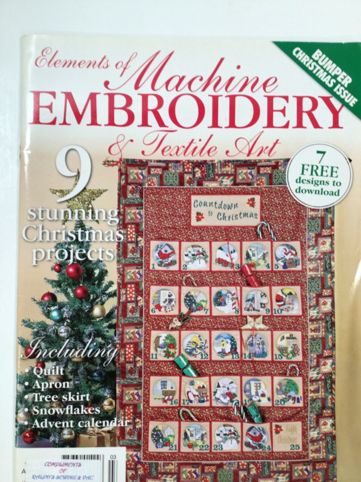 Machine embroidery magazines. lot of 2 | eBay