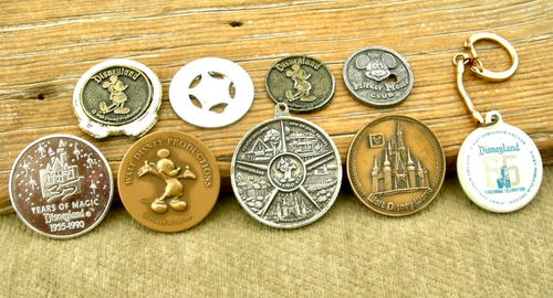 MIXED LOT 9pcs OLD WALT DISNEY PROD. DISNEYLAND MICKEY MOUSE CLUB ...