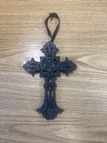 Cross Home Decor Rod Iron Black Wall Hanging (5) | eBay