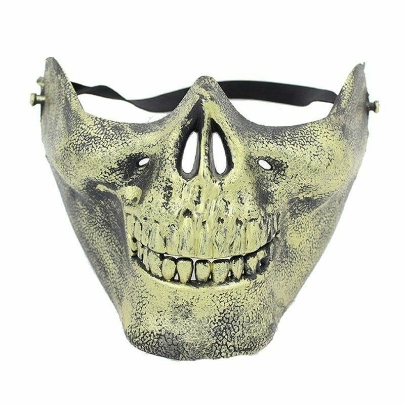 Half Skull Mask Drawing