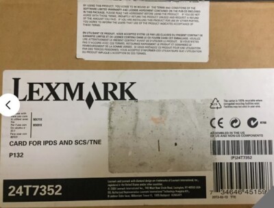 Lexmark 24T7352 IPDS And SCS/TNE Emulation Card | eBay