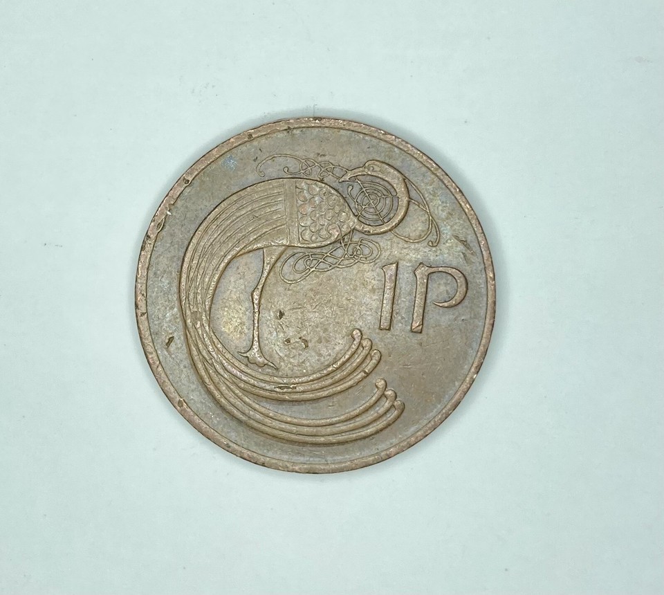 EIRE 1982 Ireland One Penny Coin Old Irish 1p Tone | eBay