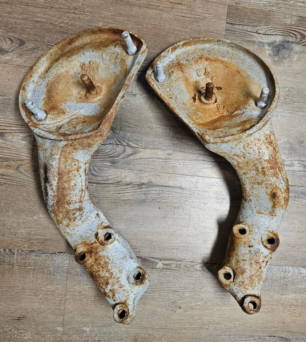 1928 Packard Spare Tire Dual Side Mounts Brackets LH & RH OEM | eBay