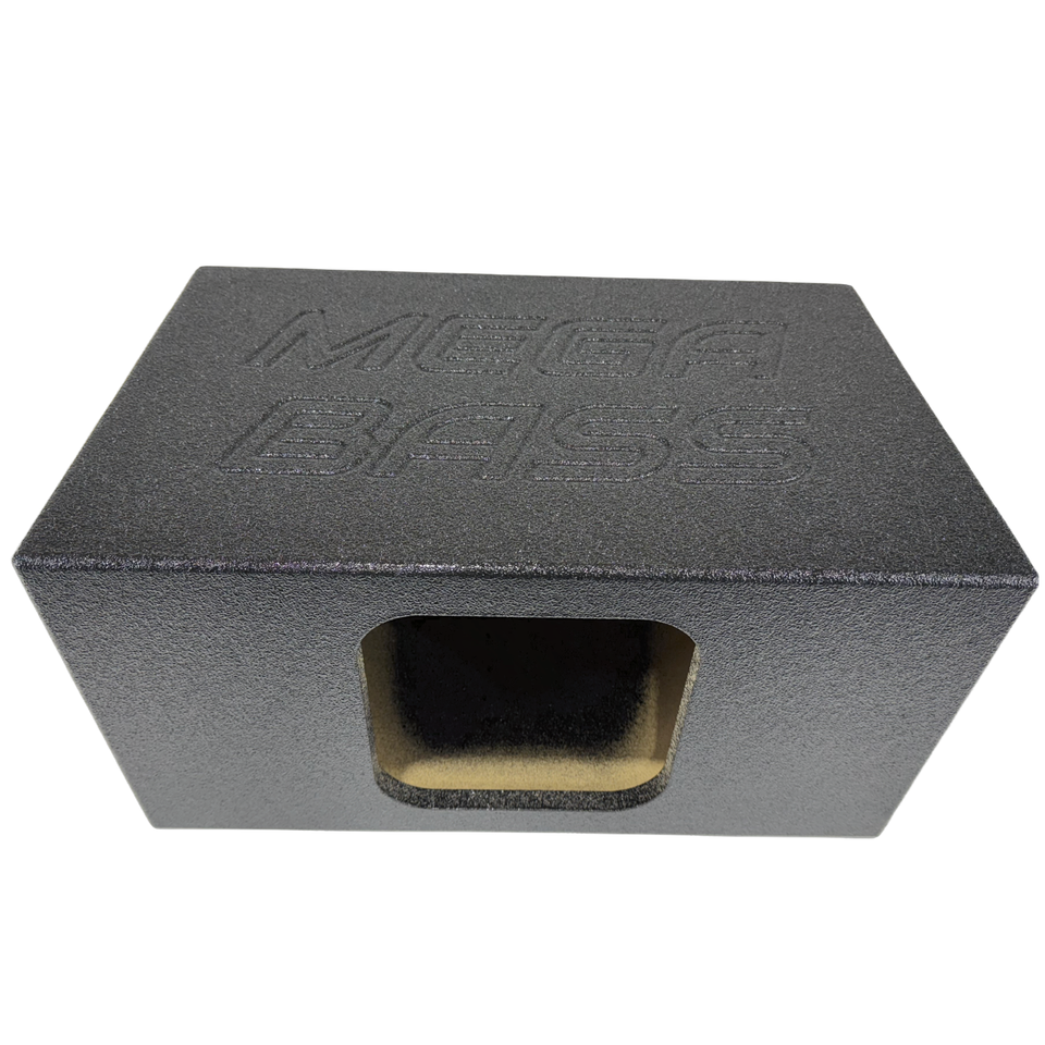 Super Bass 1x8" SQUARE KICKER Mega Bass Series Vented Subwoofer Box ...