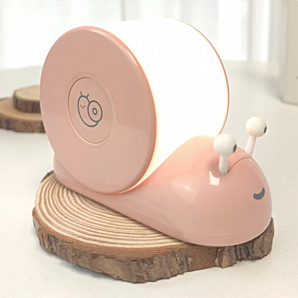 Snail Night Light for Kids Cozy Snail Shape Desk Lamp with Magnetic ...