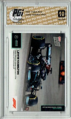 Lewis Hamilton 2021 Topps Now #1 PRISTINE Rare Trading Card PGI 10 | eBay