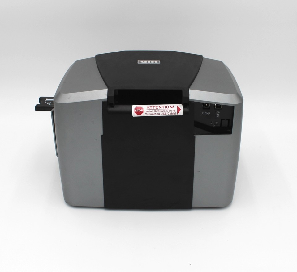 Fargo HID DTC1000 ID Card Printer *Power Adapter Not Included* | eBay