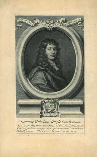 Portrait of Sir William Temple, 1st Baronet | eBay