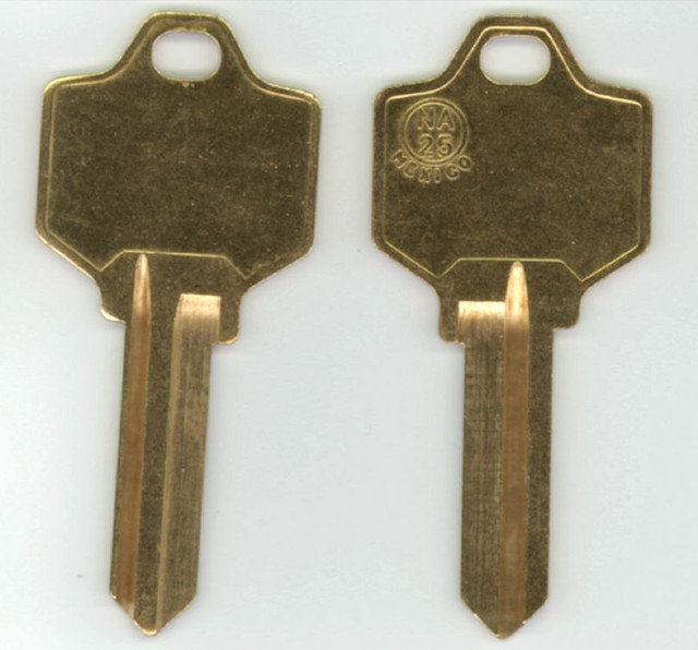 National NA25 Brass Key Blanks X2 | eBay