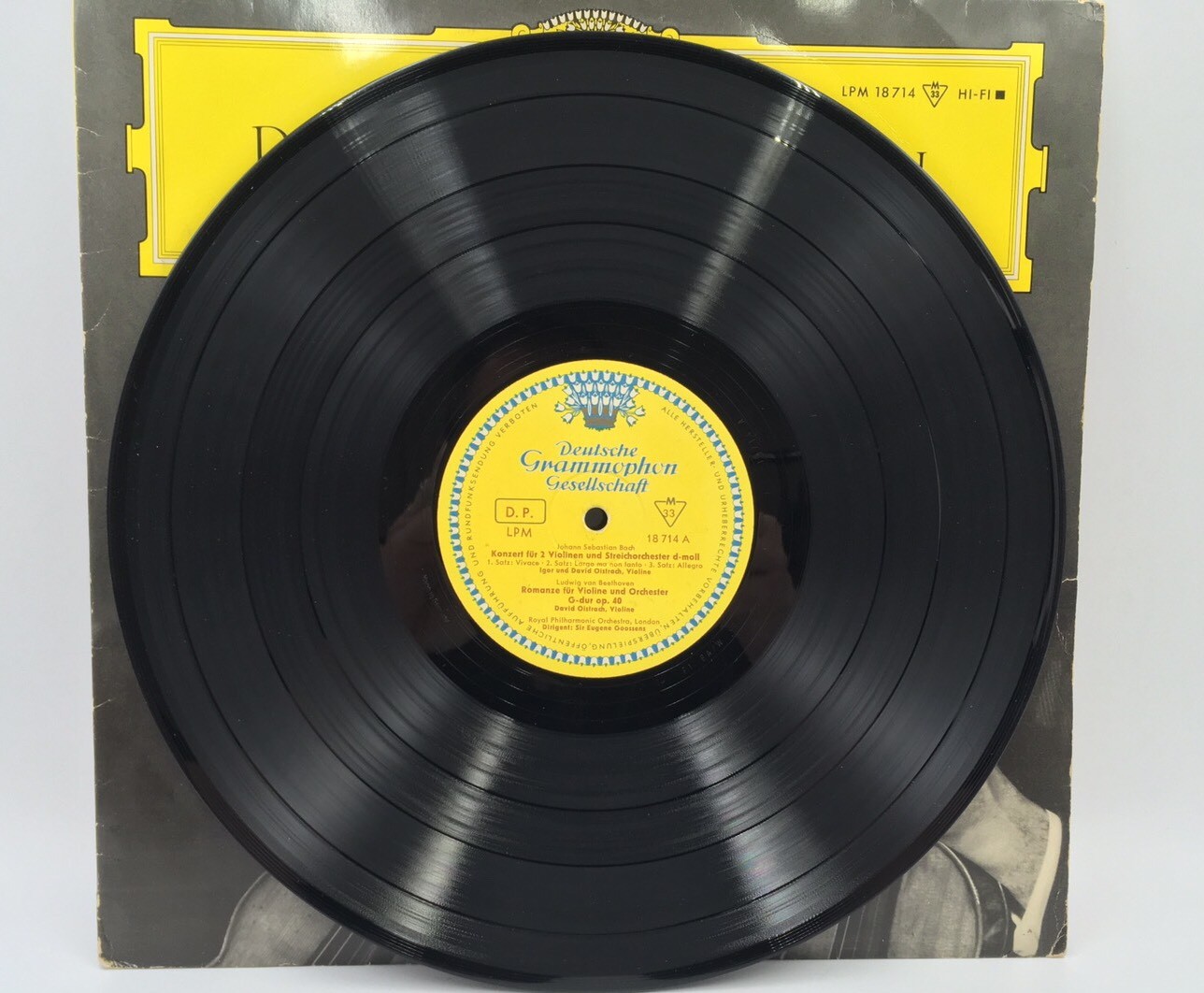 DAVID & IGOR OISTRAKH "Vivaldi Bach Beethoven" Deutsche Gramophone Mono ...