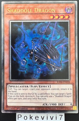 Carte YU-GI-OH! SHADDOLL DRAGON RA04-EN228 QCSR NEUF | eBay