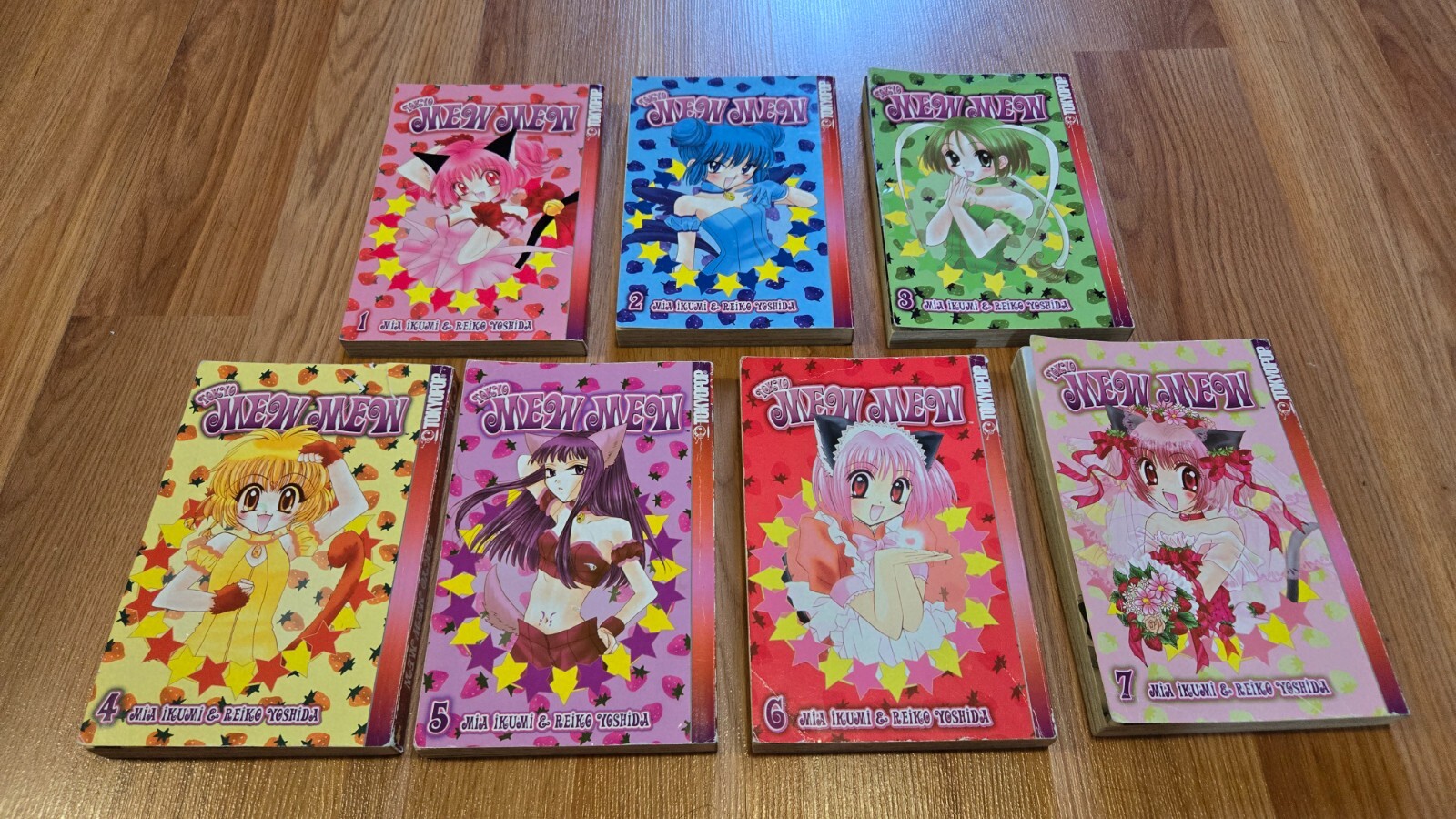 Tokyo Mew Mew Manga LOT SET SERIES Vol Volume 1 2 3 4 5 6 7 Tokyopop ...