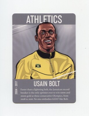 #TN27109 USAIN BOLT Greatest of All Time Trade Card | eBay