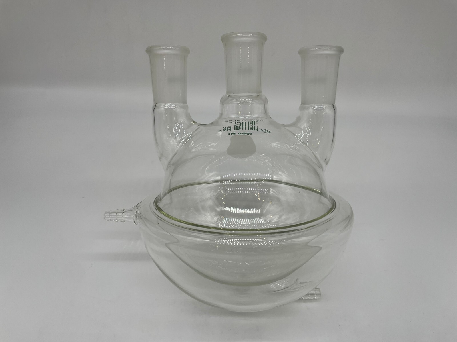 Chemglass CG-1537-04 Half Jacketed Heavy Flask 3-Neck 24/40 Vertical | eBay