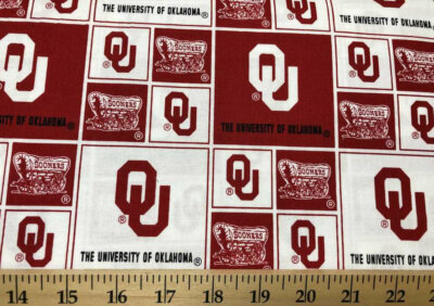 University of Oklahoma Collegiate OU Sooners Quilting Cotton Fabric | eBay