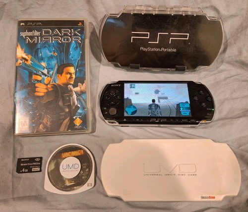 Sony PSP 3001 USA Slim Console W/ Game + Movie + Accessories Read ...
