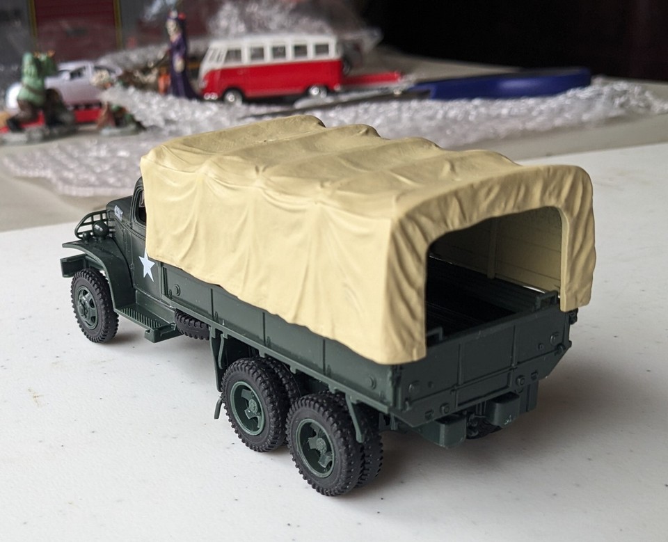 Qty-2 of 1:48 O Scale U.S. Army WWII Cargo Troop Truck CCKW-353 Deuce ...