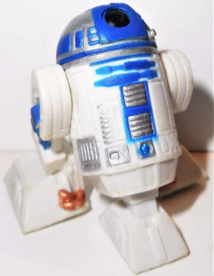 Star Wars Galactic Heroes R2-D2 version 3 legs front complete vintage ...