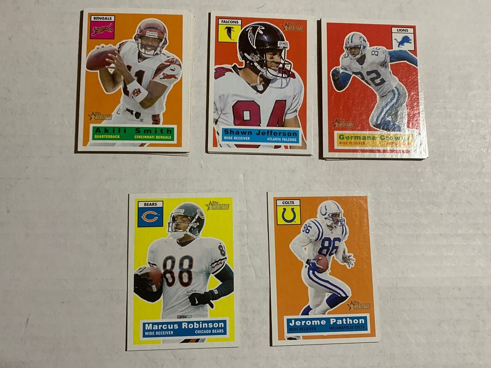 2001 Topps Heritage Football Pick the Cards You Need | eBay