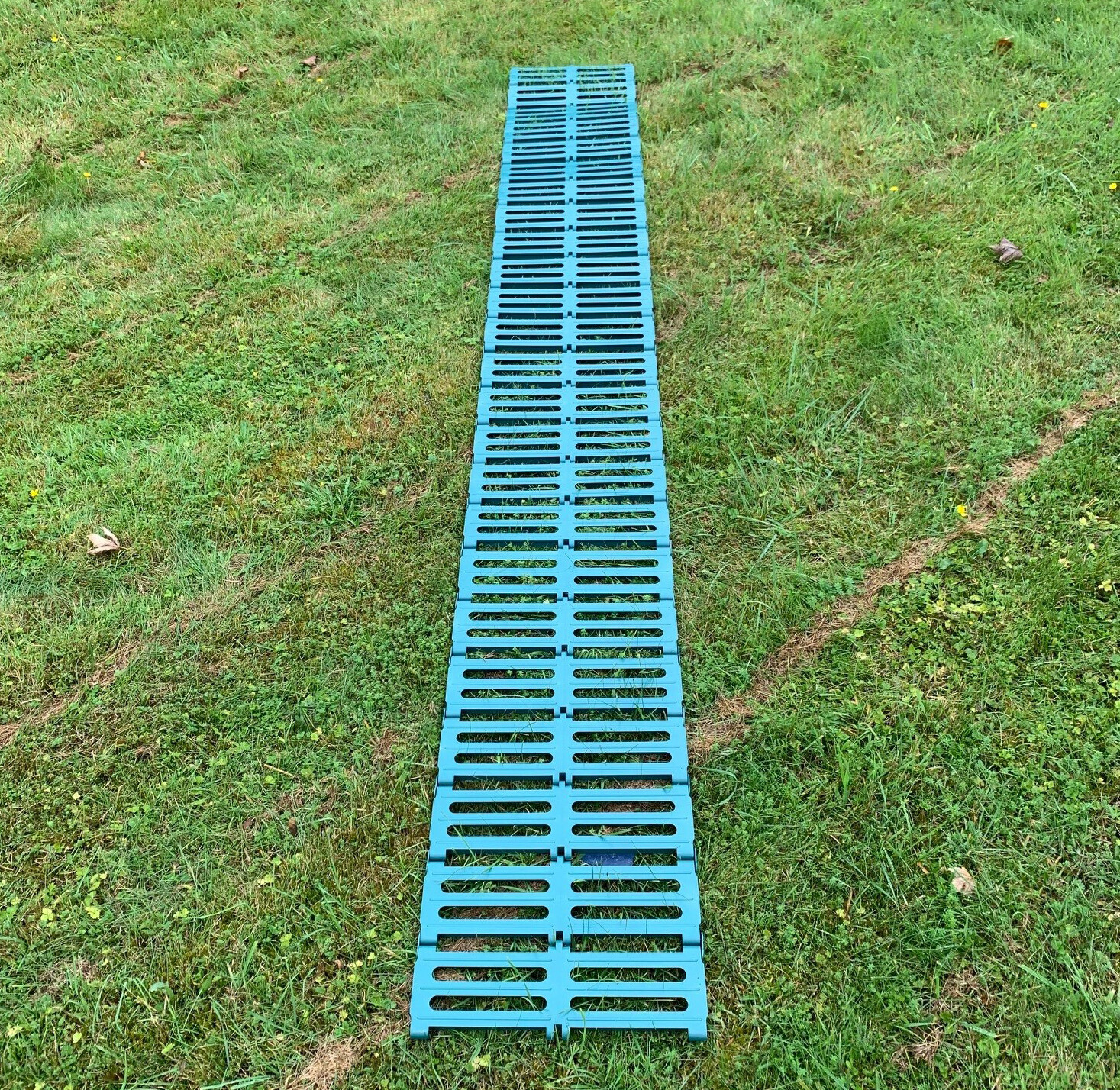 Garden Path Track Green Plastic Roll Out Plastic Grass Lawn Protector ...