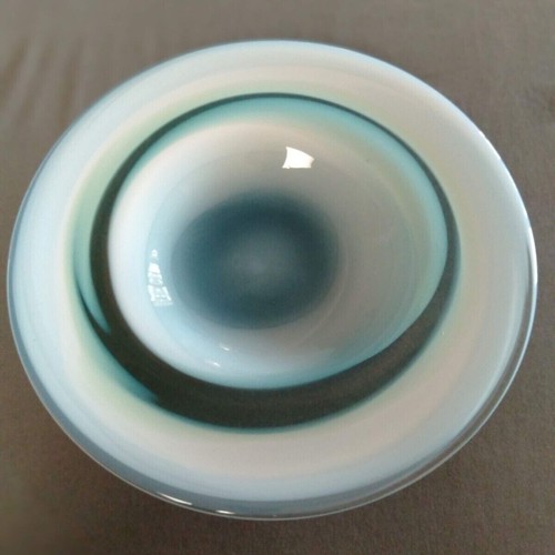 Eileen Gordon - Australian Art Glass Large Light Blue Swirl Bowl | eBay ...
