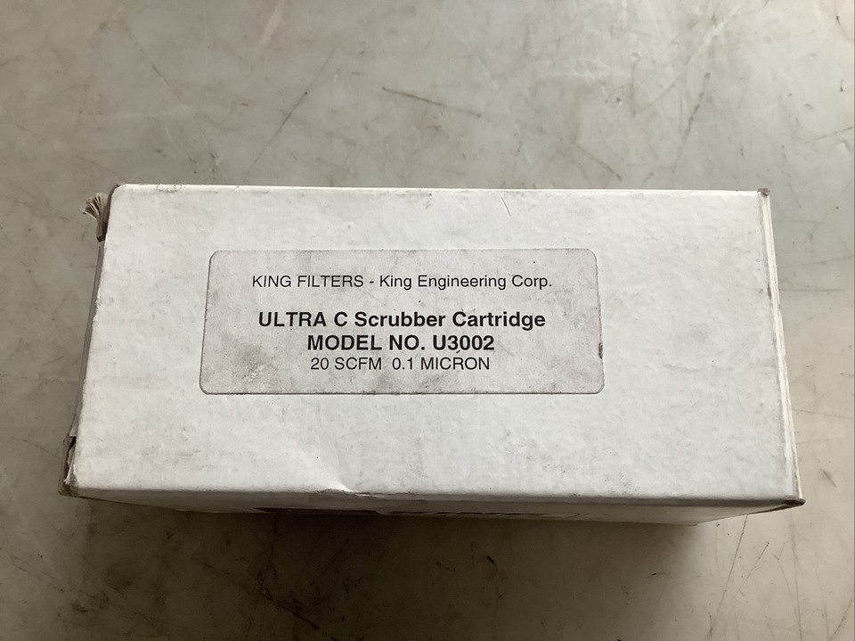 KING FILTERS U3002 FILTER CARTRIDGE 20SCFM 0.1 MICRON 476 | eBay