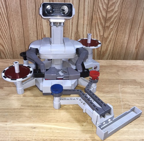 1985 Nintendo ROB Robot SERVICED+TESTED Complete R.O.B. from NES Deluxe ...