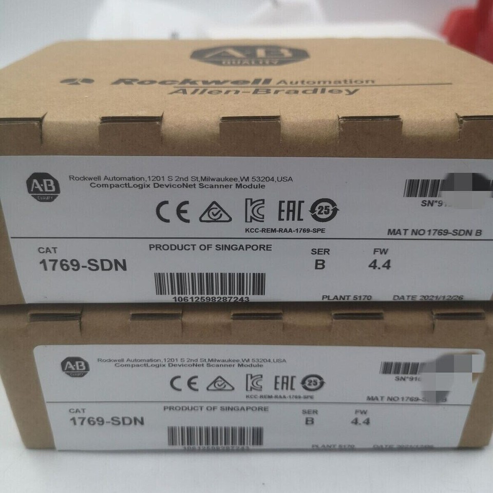 New Allen-Bradley 1769-SDN SER B CompactLogix DeviceNet Scanner Module ...