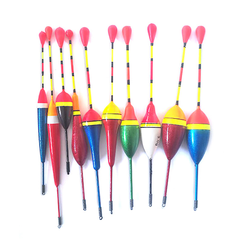 Fishing Floats Set Buoy Bobber Fishing Light Stick Floats Fluctuate ...
